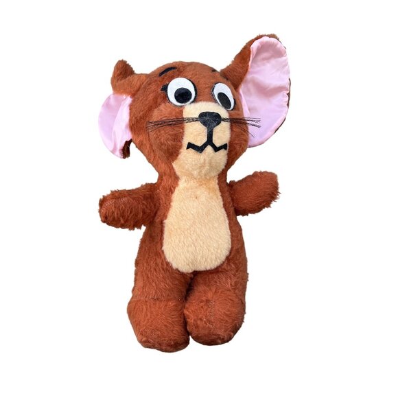 Tom And Jerry | Toys | Vintage Jerry Mouse Plush Toy 3 Brown Pink Soft ...